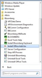 Cranfield University Blogs | How to install the Bloomberg Excel Add-In