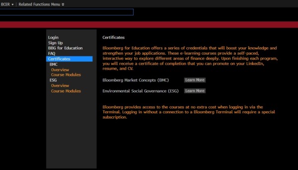 Introducing… Bloomberg Market Concepts (BMC) - Cranfield University Blogs