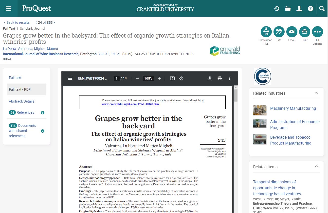 How do I reference a journal article... in the APA7 style? - Cranfield ...