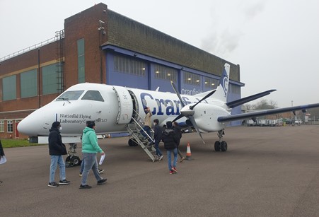 Amazing experience flying onboard the NFLC Saab 340B - Cranfield ...