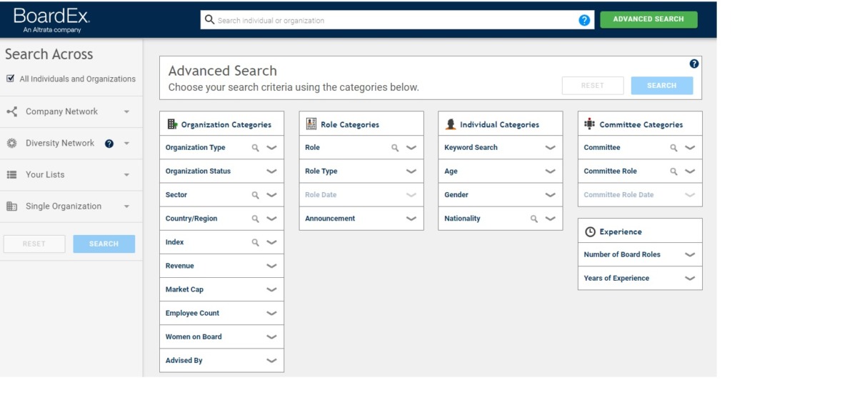 Introducing... Boardex for research on company boards and directors ...