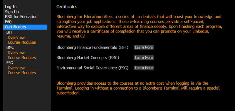 Introducing... Bloomberg Spreadsheet Analysis (BSA) - Cranfield ...