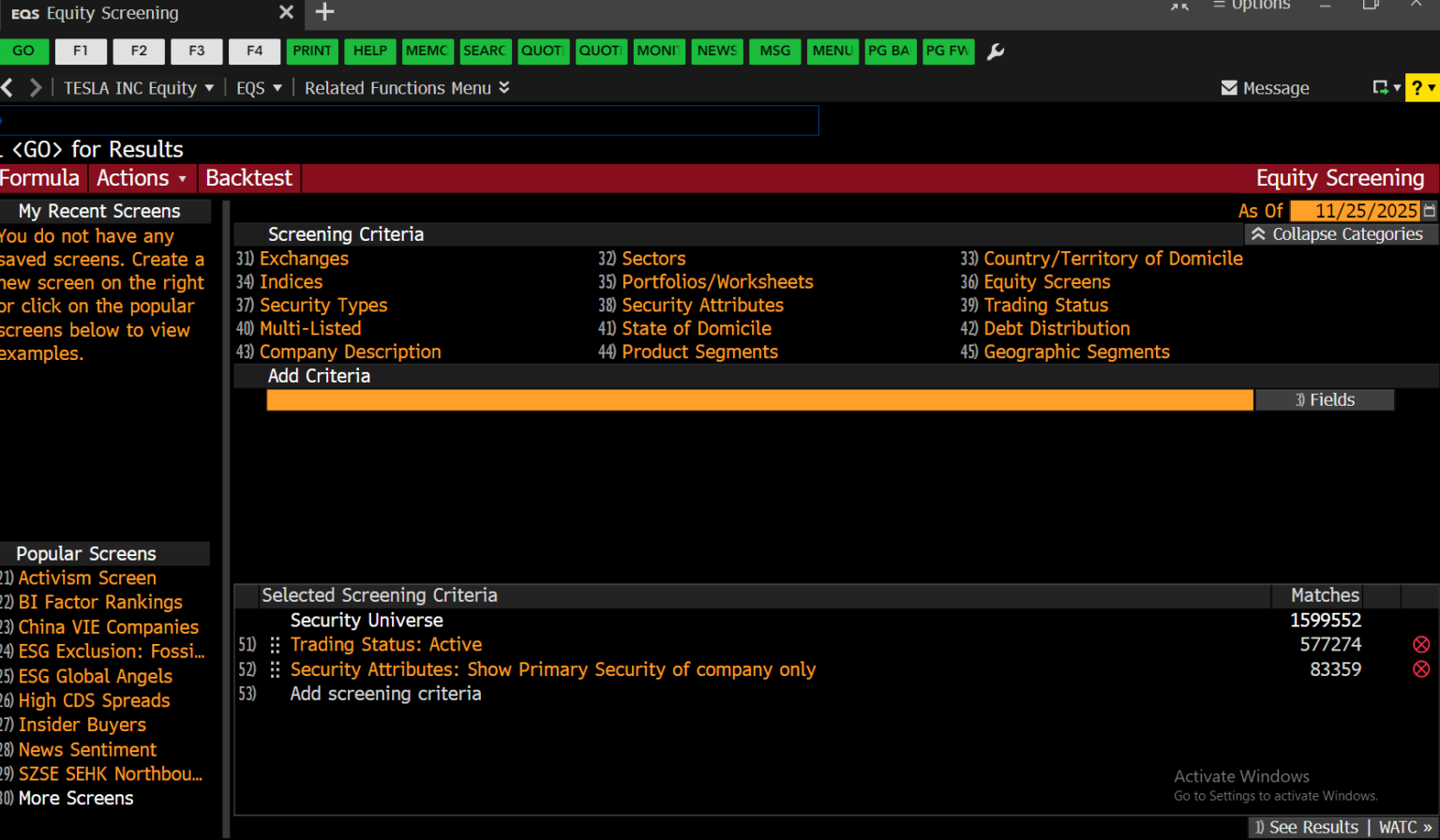 Screening for FTSE 100 companies on Bloomberg - Cranfield University Blogs